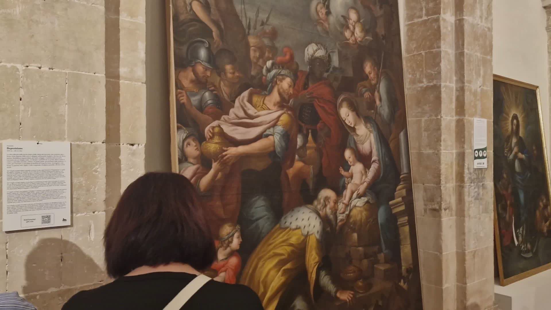 MODICA - RESTAURATO "L'ADORAZIONE DEI MAGI" - Video Mediterraneo