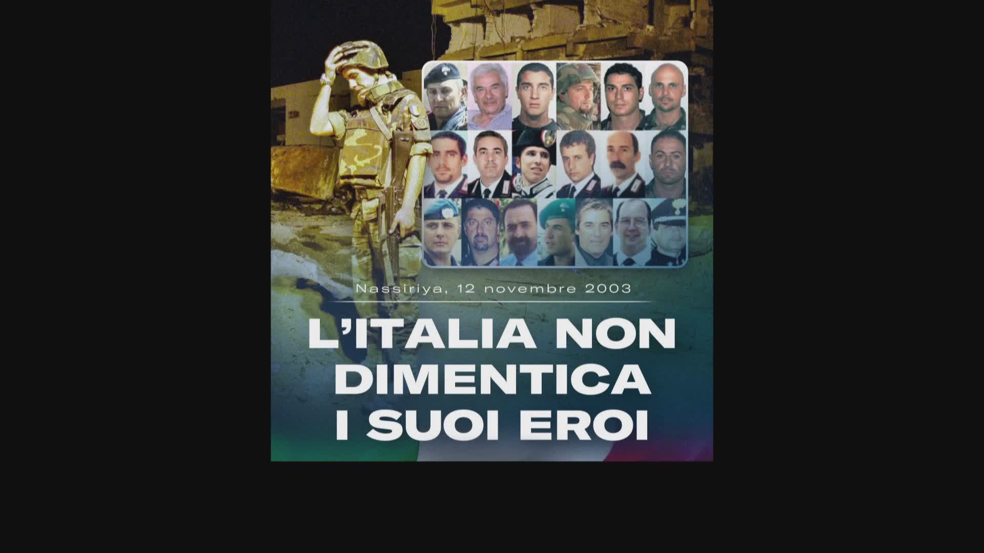 STRAGE NASSIRIYA - OMAGGIO AI CADUTI PER NON DIMENTICARE - Video Mediterraneo